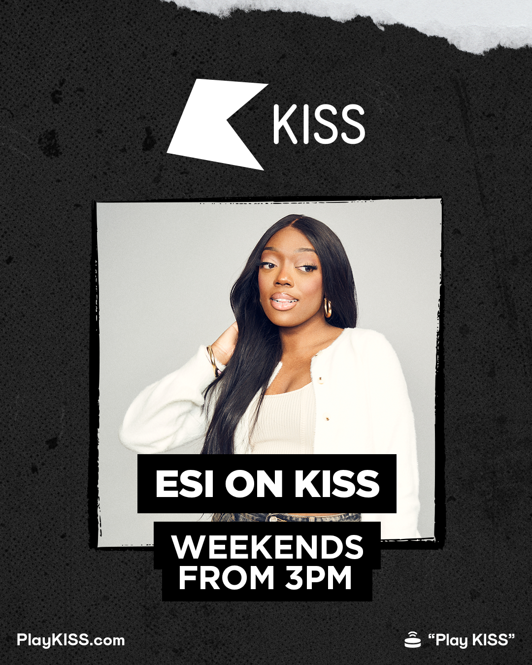 Esi joins the weekend schedule on Kiss | Westside Talent
